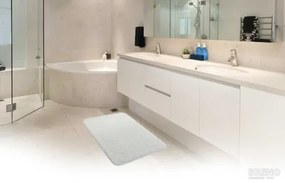 Koberce Breno Koupelnová předložka CAROLYN Bílá, Bílá, 40 x 50 cm