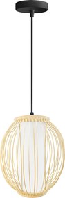 Toolight Toolight, stropní svítidlo 1xE27 APP1634-1CP, přírodní hnědá, OSW-03616