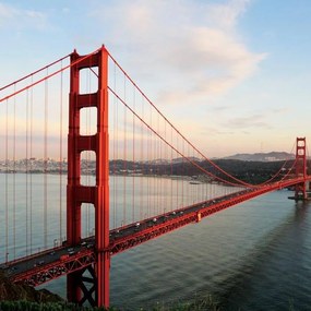 Třídílná vliesová fototapeta Golden Gate, rozměr 225x250cm, MS-3-0015