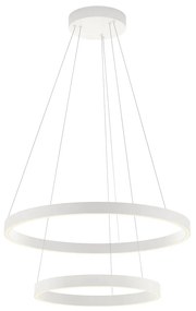 Redo 01-2887 závěsné LED svítidlo stmívatelné Febe pískově bílé, 62W, 3000K, ø60cm