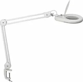 Maul Viso 8263402 bílá / Lupová LED lampa / se svorkou / 3 dioptrie /