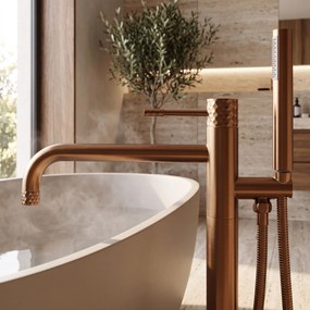 Rea Lungo Diamond, volně stojící baterie, měděná matná, REA-B2247