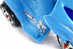 LEAN CARS Elektrická motorka pro děti HC8051 modrá se světly a zvuky
