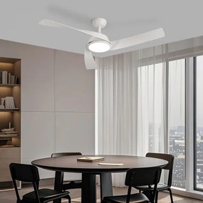 ZEVENTI - LED Stropní ventilátor AERYS LED/24W/230V Wi-Fi Tuya bílá + DO