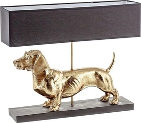 Dekorační stolní svítidlo Gold Dog výška 48cm
