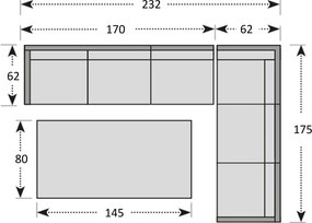 Doppler PANAMA zahradní sedací souprava
