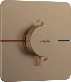 Hansgrohe ShowerSelect Comfort Q sprchová baterie bez podomítkového tělesa kartáčovaný bronz 15588140