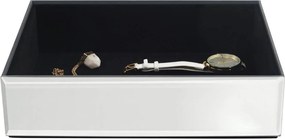 Krabička na šperky Stackers open skleněná s černou podšívkou classic velvet
