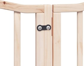 Zábrana pro psy s dvířky skládací 12 panelů 600 cm topol 3155586