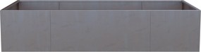 BestBerg Vyvýšený cortenový zahradní záhon  BBGR-860CT / 860 l / 200 x 100 x 43 cm / corten
