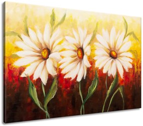 Gario Ručně malovaný obraz Krásné květiny Rozměry: 120 x 80 cm