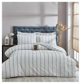 Krémové bavlněné prodloužené povlečení na dvoulůžko 200x220 cm – Mila Home