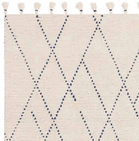 Tribeca Design Kusový koberec Livan Cream Blue Linear Rozměry: 120x170 cm