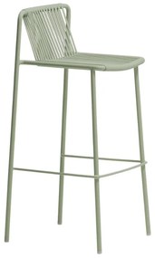 OnaDnes -20% Pedrali Zelená kovová barová židle Tribeca 3668 77,5 cm