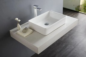 Umyvadlo na desku NT3153 - koupelnová keramika - 52 x 38 cmKonektor DIN