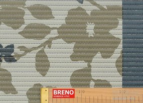Breno Koupelnová pěnová předložka SOFTY-TEX 79857 květy, šíře 65 cm, Vícebarevné