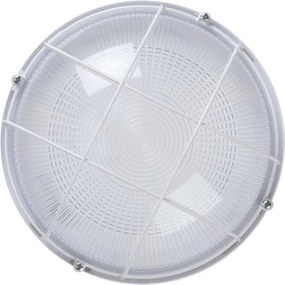 OS ELE46133 ELEKTRA 4 stropní/nástěnné průmyslové plastové svítidlo bílá / čirá IP65 60W E27 HF (původní kód OS 46133) - OSMONT