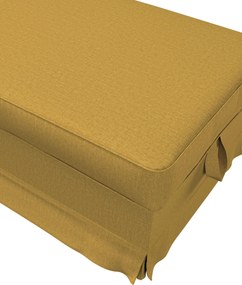 Potah na podnožku Ektorp Bromma barva žlutá látka pletený vzor
