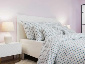 DADKA Povlak na polštář bavlna Malé růže modré Rozměr 70x90