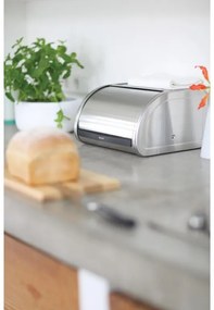 Brabantia Roll Top Chlebník - 17,5x44,5x27 cm - matná ocel