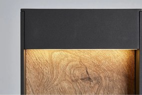 LA 1002957 FLATT POLE 65 Outdoor, stojací LED svítidlo, 3000K, IP65, antracitové/hnědé - BIG WHITE (SLV)