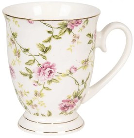 Porcelánový hrnek s květy Bouton de Rose – 300 ml