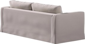 Potah na pohovku IKEA  Karlstad 3-místná, nerozkládací, dlouhý barva béžová látka sametová