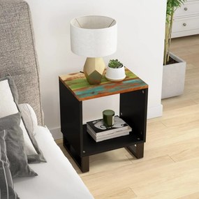 vidaXL Konferenční stolek 40 x 31 x 46 cm recyklované dřevo a kompozit [350643] Barva: Vícebarevný
