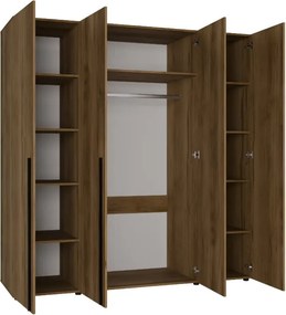 GiB Meble Šatní skříň DOMINO SZ4D Barva: Kašmír