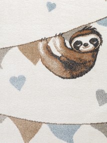 Villeroy & Boch, Dětský kusový koberec Villeroy & Boch Boho Kids 106305 Cream Multicolor, 160x230, bílá, dětský pokoj