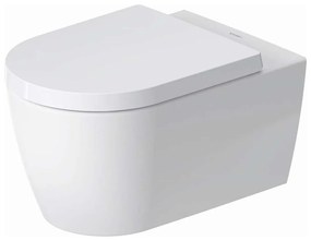 Duravit ME by Starck - Závěsné WC se sedátkem SoftClose, Rimless, HygieneGlaze, bílá 45790920A1
