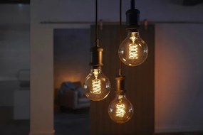 LED Stmívatelná žárovka Philips Hue WHITE FILAMENT G93 E27/7W/230V 2100K