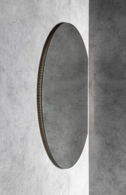Sapho Sapho, DARA CUT LED podsvícené zrcadlo 20W, ø 100x90cm, topná folie, 34900CI