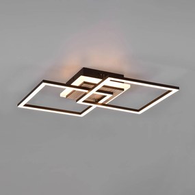 LED stropní světlo Giro 3 zdroje hranaté, ovladač