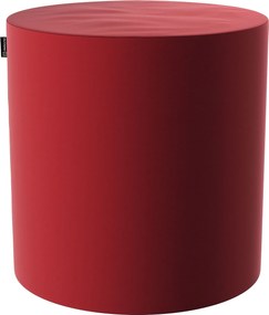 Sedák Barrel- válec pevný barva červená látka lesklé, sametová