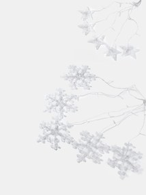 Sinsay - Vánoční LED světýlka ve tvaru sněhových vloček - žlutá