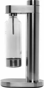 Stelton Brus Carbonator stříbrná / výrobník sody / bez láhve / bez CO2
