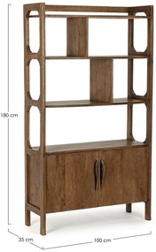 BIZZOTTO knihovna SHERMAN 180x100 cm 0746838