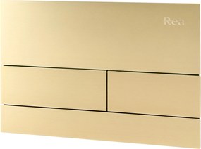 Rea, Ovládací tlačítko k podomítkovým systémům WC T Rea K011A-Q Gold Brush, REA-E0055