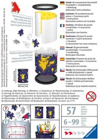 RAVENSBURGER Puzzle 3D Stojan na tužky Pokémon 54 dílků skládačka 2411257