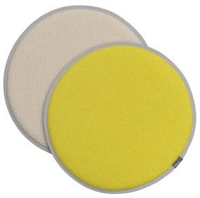 Vitra Sedák na židli Seat Dot, yellow-parchment