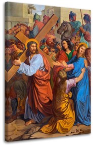 Gario Obraz na plátně Ježíš se setkává se svou matkou křížová cesta vídeň Rozměry: 40 x 60 cm