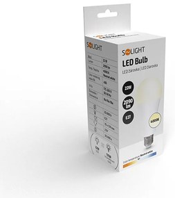 Solight LED žárovka, klasický tvar, 22W, E27, 4000K, 270°, 2090lm