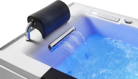 BPS-koupelny Hydromasážní vířivá vana Gomera 983C 162x75 s ohřevem vody