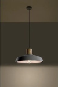 Betonový lustr SOLLUX Afra E27 1x60W bez zdroje SL.0282