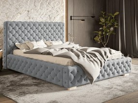 Čalouněná postel do ložnice 160x200 cm Irina Barva: Mintová - Kronos 31