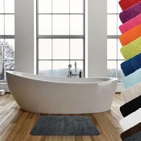MSV MICROFIBER tmavě šedá / Koupelnová předložka / 50 x 70 cm / mikrov