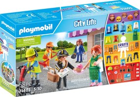 Stavebnice playmobil 71402 my figures: život ve městě