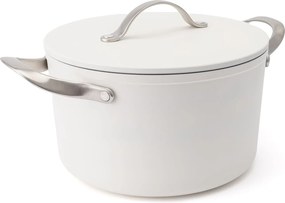 Elmich Nepřilnavý keramický hrnec Zen Ø 24 cm - krémově bílá
