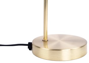 Stolní lampa KELI, kovová stolní lampa, zlatá stolní lampa, 46 cm